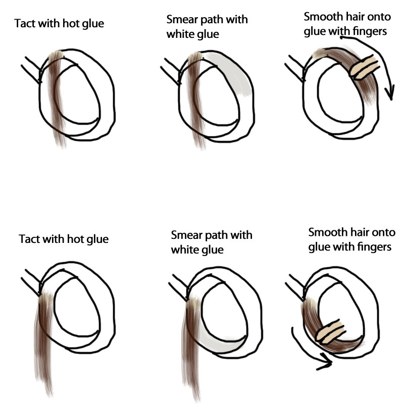 Solid Hair Loop Tutorial by VC