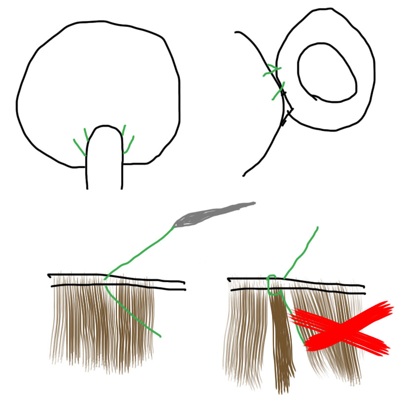 Solid Hair Loop Tutorial by VC